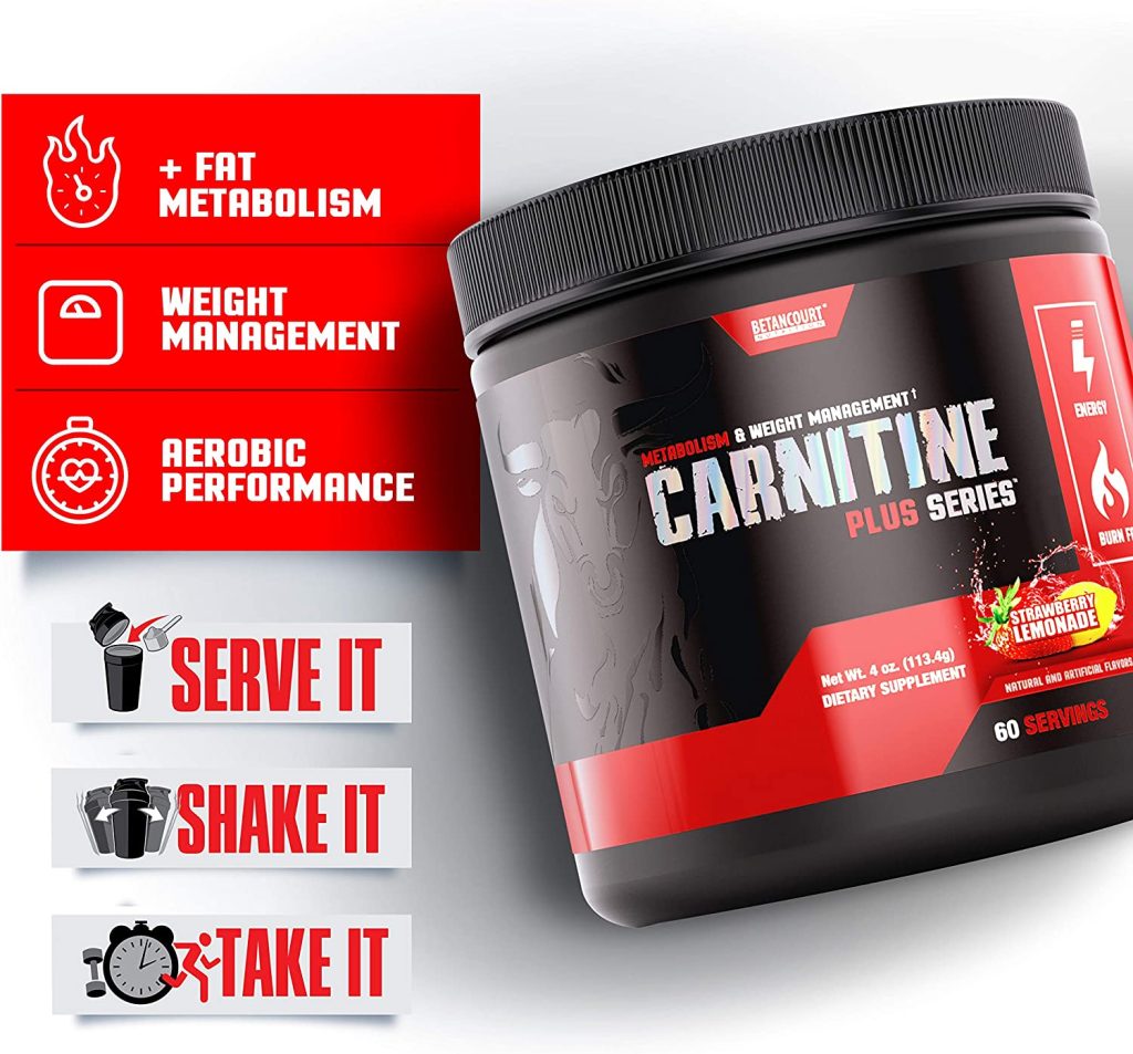 Betancourt Nutrition Plus Series Carnitine Plus Unicorn Sweat, Boost ...